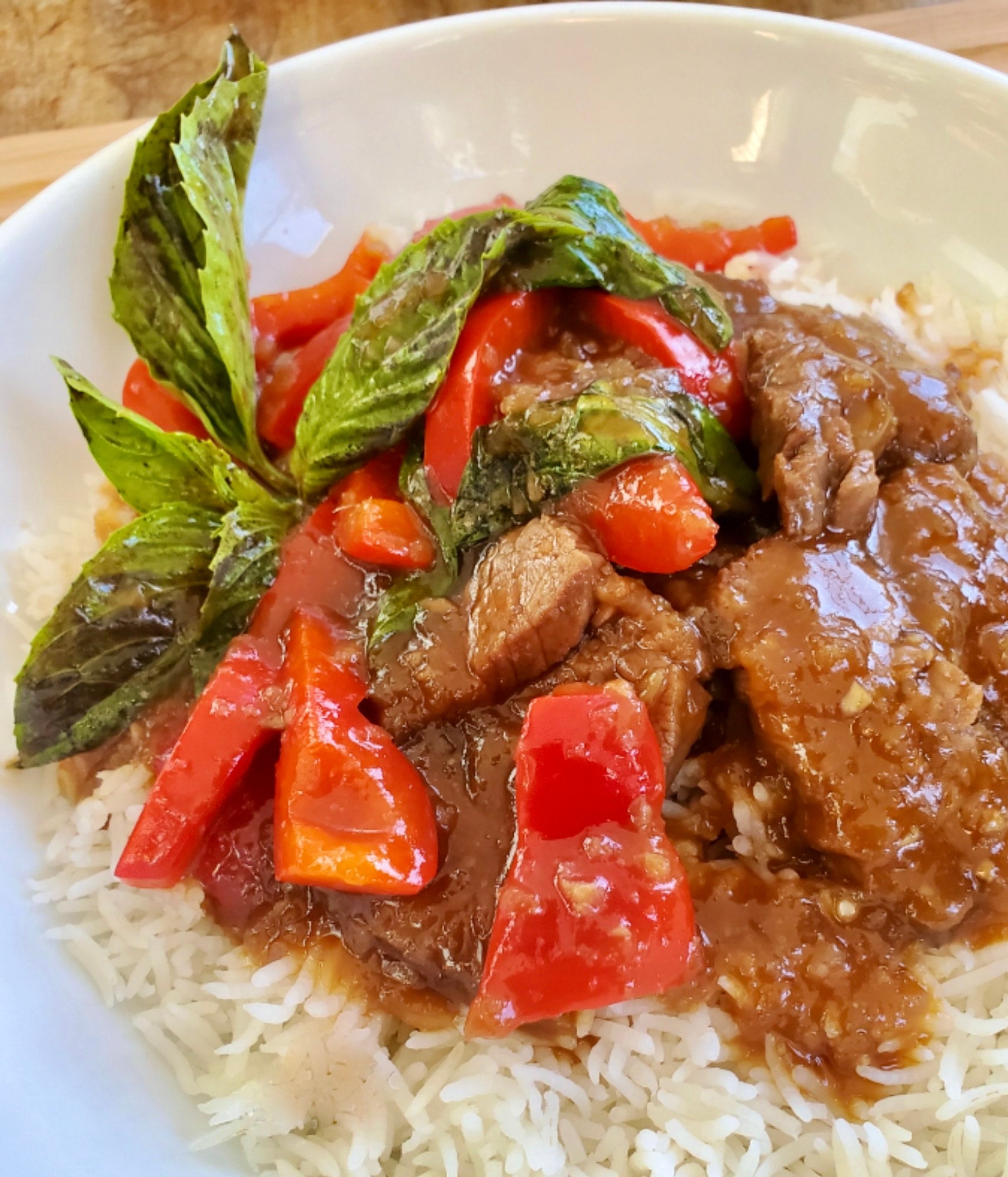 Beef with Basil | La Boca Restaurant & Market