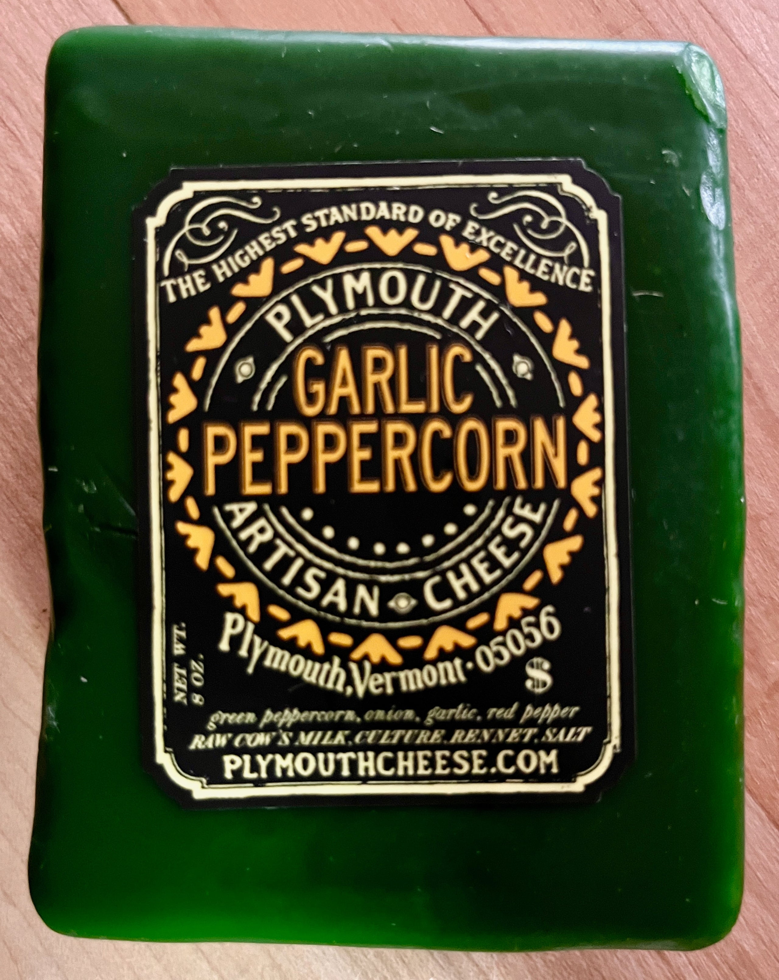 Plymouth Garlic Peppercorn Artisan Cheese | La Boca Restaurant & Market Plymouth Garlic Peppercorn Artisan Cheese | La Boca Restaurant & Market